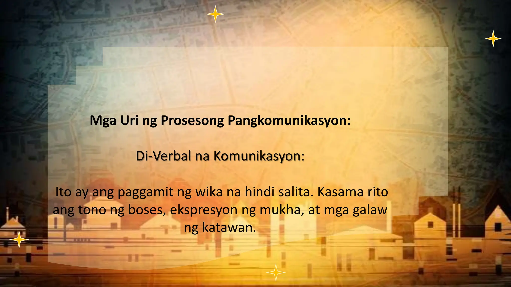 GROUP 3 FILIPINO ( mga uri ng prosesong pangkomunikasyon, sangkap at ...