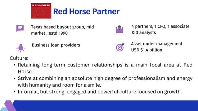 Iris running crane case presentation | PPTX | Private Equity | Business Banking & Finance