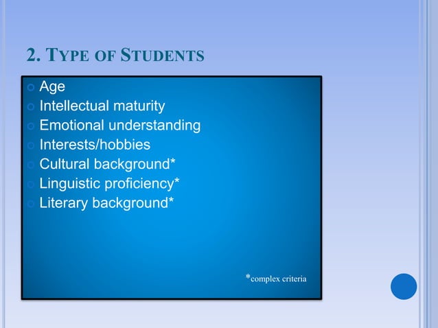 selecting and evaluating materials | PPTX