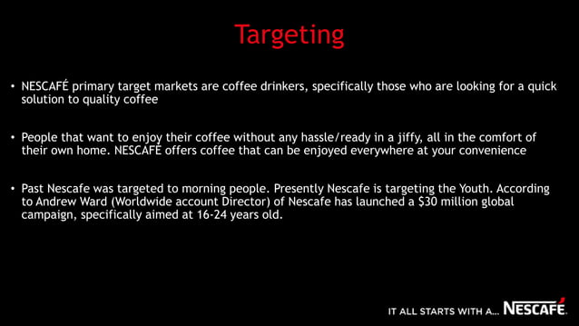 Marketing Project Nescafe | PPTX
