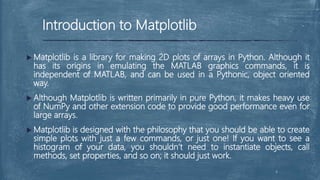 Introduction to Pylab and Matploitlib. | PPTX