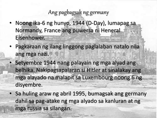 Ikalawang Digmaang Pandaigdig | PPTX