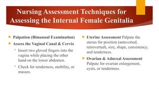 Physical Assessment.pptx on anatomy of the female anatomy | PPT