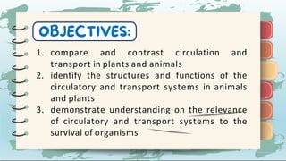 G11 STEM PLANT AND ANIMAL TRANSPORT AND CIRCULATION | PDF