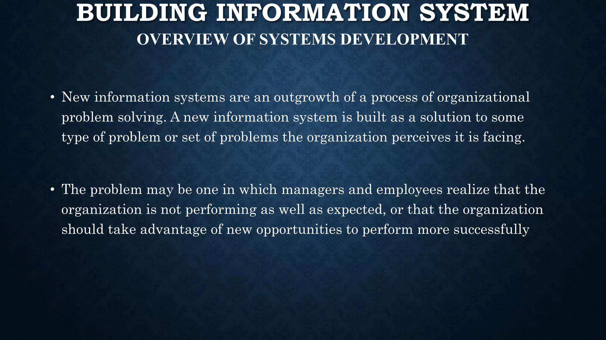 BUILDING INFORMATION SYSTEMS SLIDES | PPTX