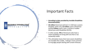 Invisible Disabilities Presentation | PPTX