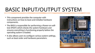 Computer science Group 3 Presentation for motherboard | PPTX