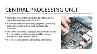Computer science Group 3 Presentation for motherboard | PPTX