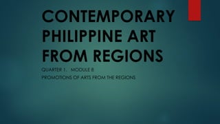 Group 3 Contemporary Arts from the Regions Group 3 Reporting presery q1 ...