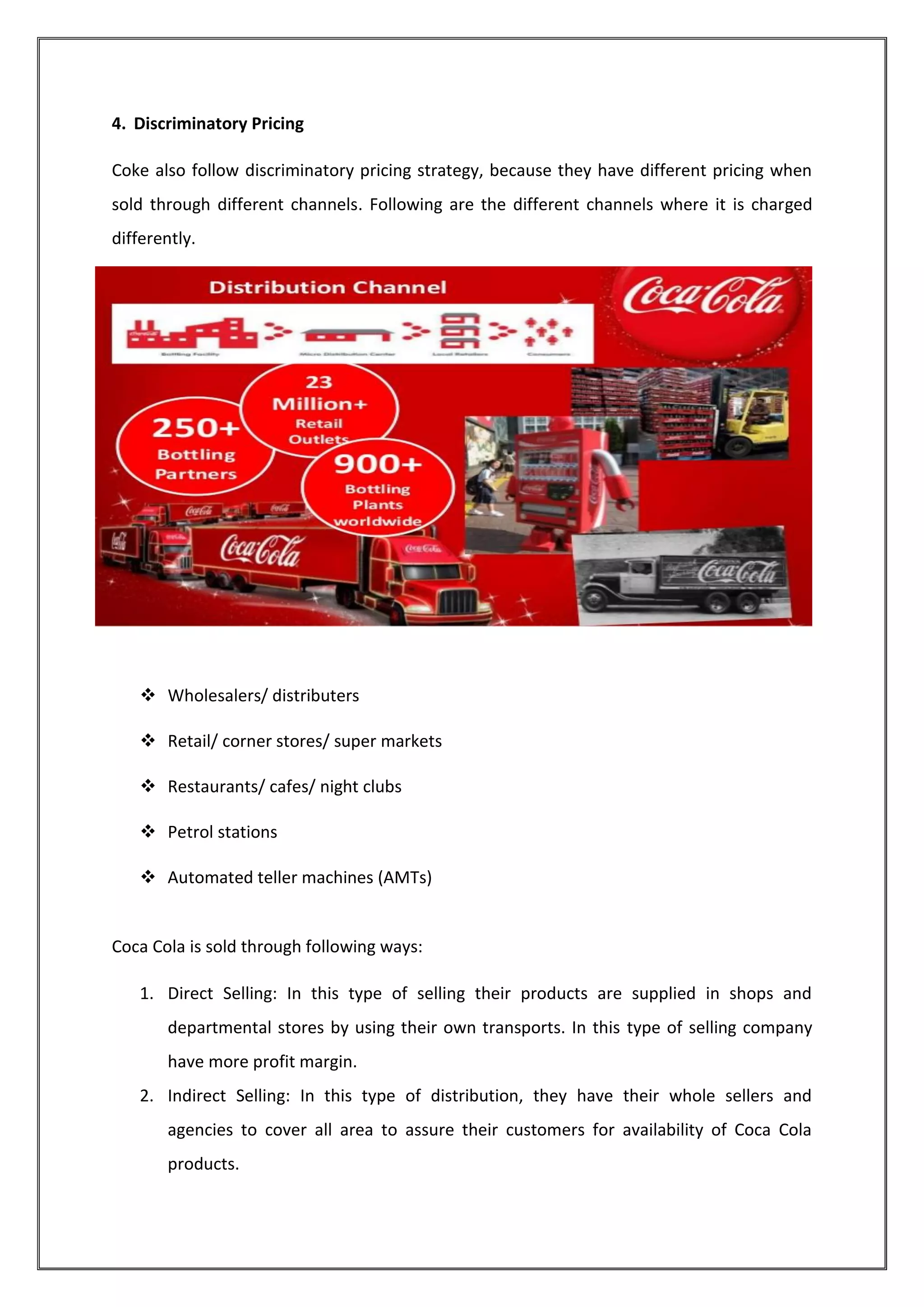 Pricing Strategies by Coca-Cola in India | PDF