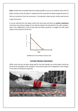 Pricing Strategies by Coca-Cola in India | PDF