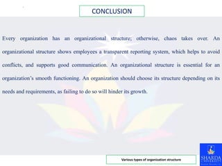 Types of Organizational Structure | PPTX