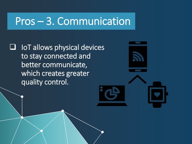 Cost of Convenience: Pros and Cons of IoT | PPTX | Internet | Computing
