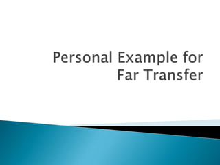 Knowledge Transfer Strategies: Far Transfer | PPTX