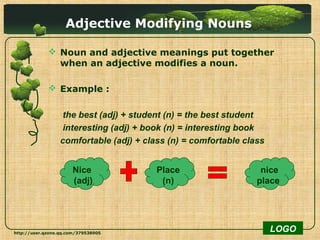 ADJECTIVE MEANING-SEMANTICS | PPT