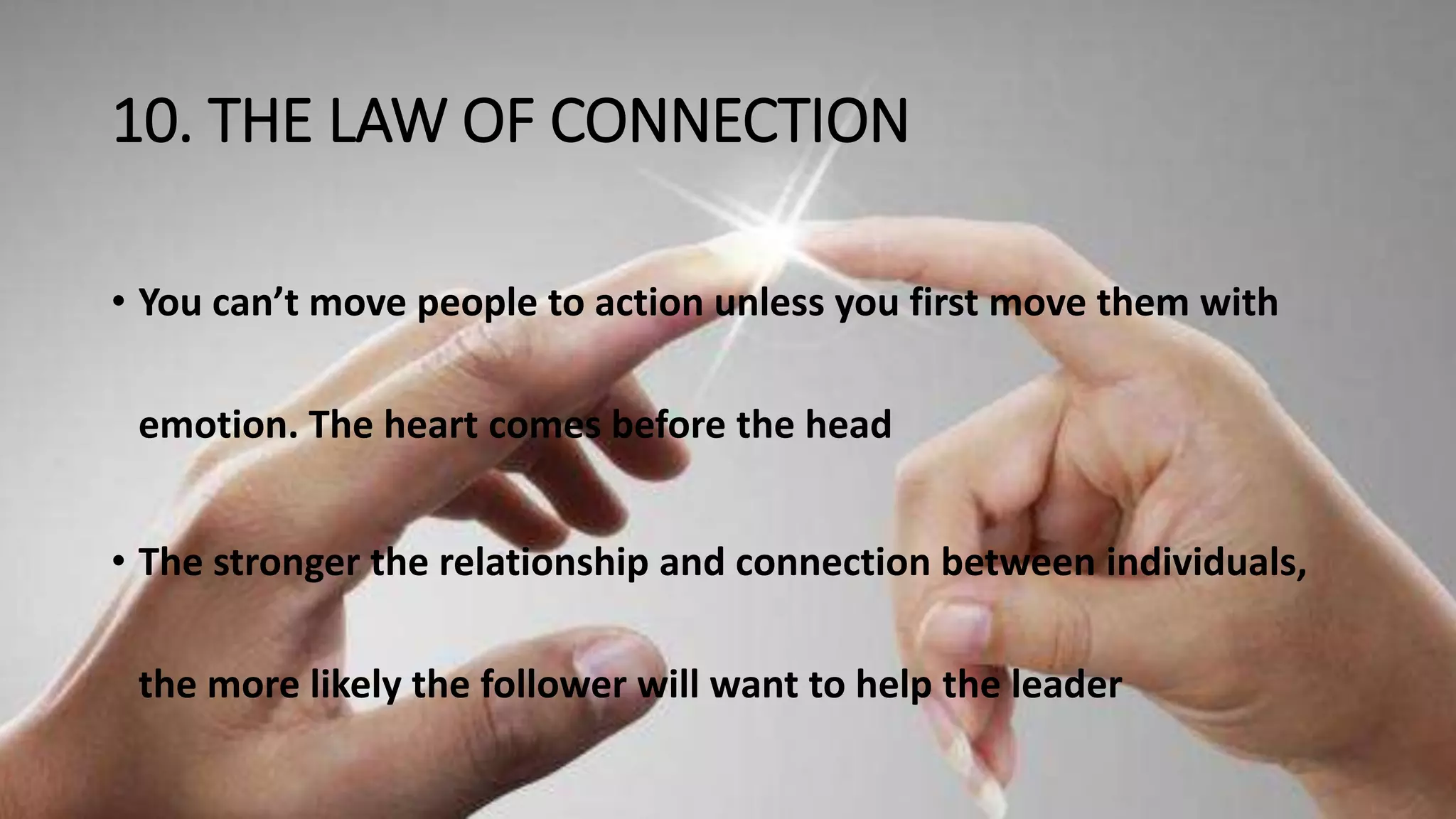 The 21 Irrefutable Laws of leadership | PPTX