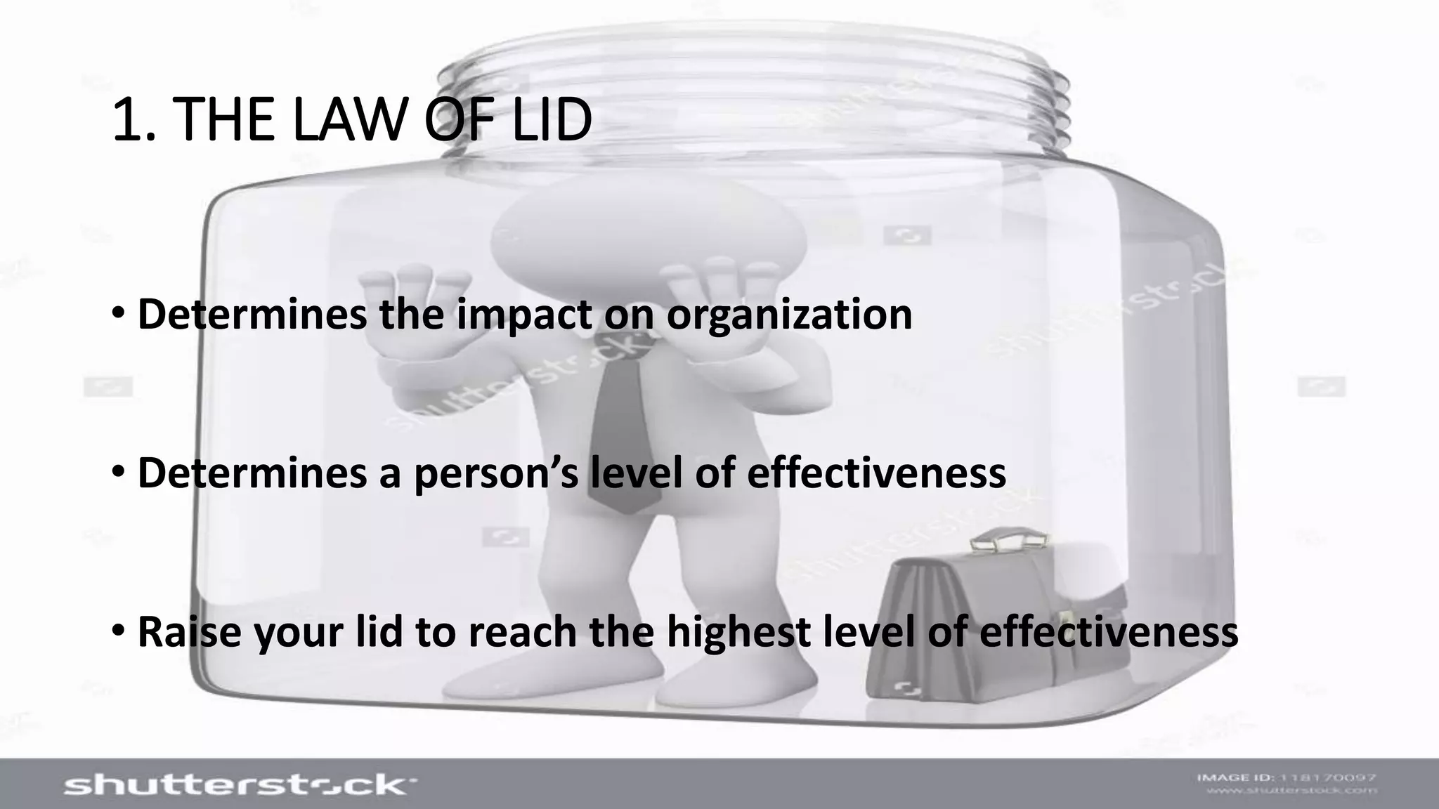 The 21 Irrefutable Laws of leadership | PPTX