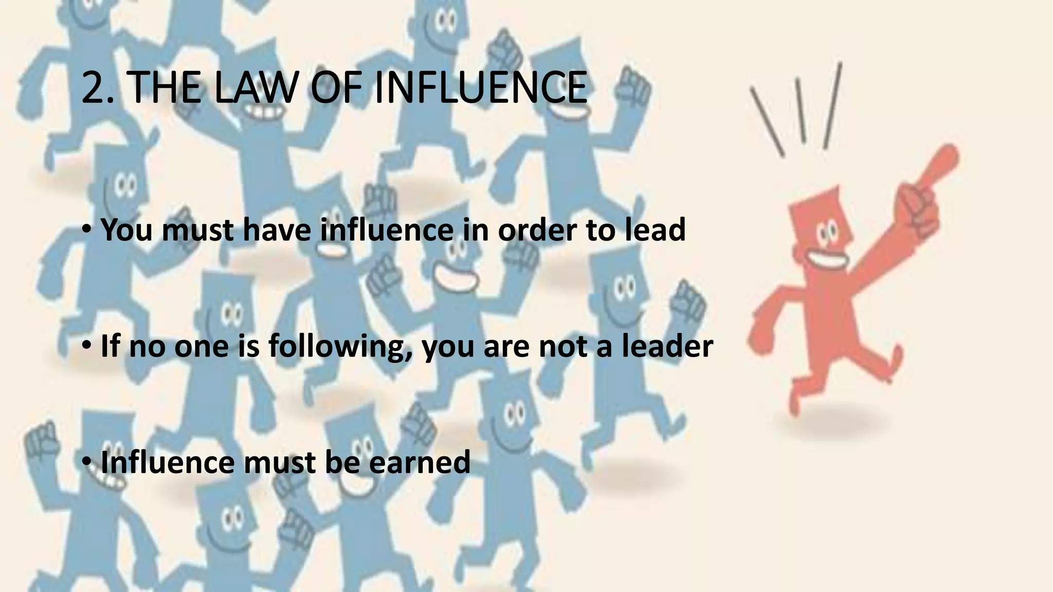 The 21 Irrefutable Laws of leadership | PPTX