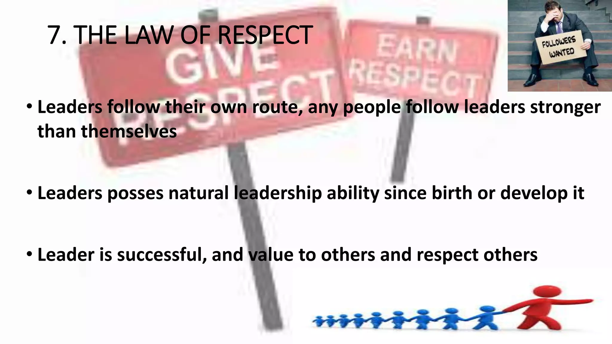 The 21 Irrefutable Laws of leadership | PPTX