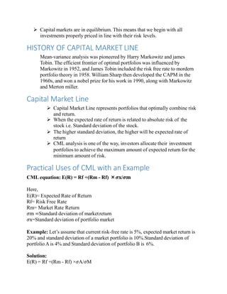 CAPM | PDF
