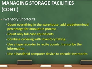 Group 4 - Purchasing: Value Analysis, Storage Management Procedures and ...
