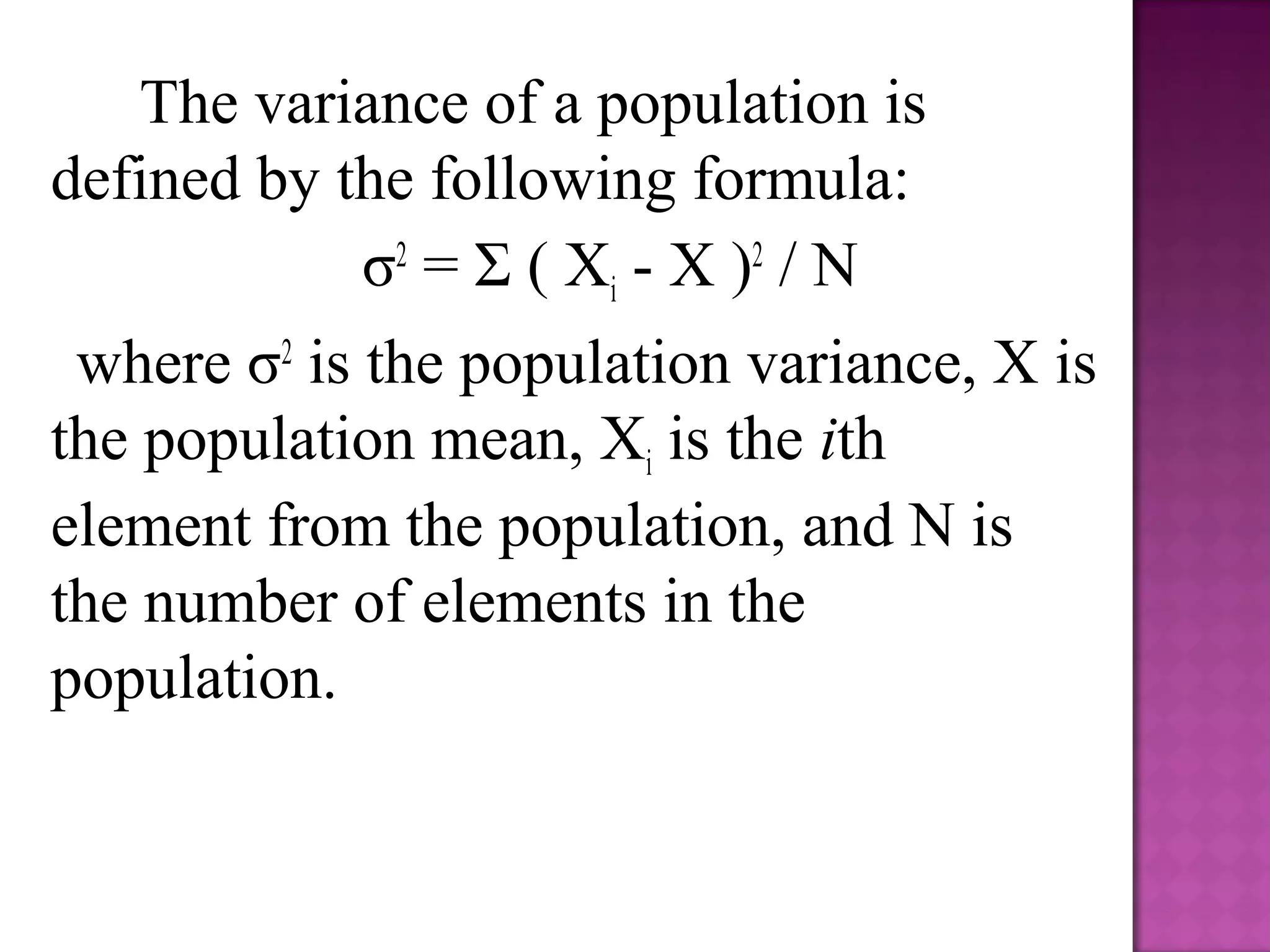 Measures of Variation | PPT