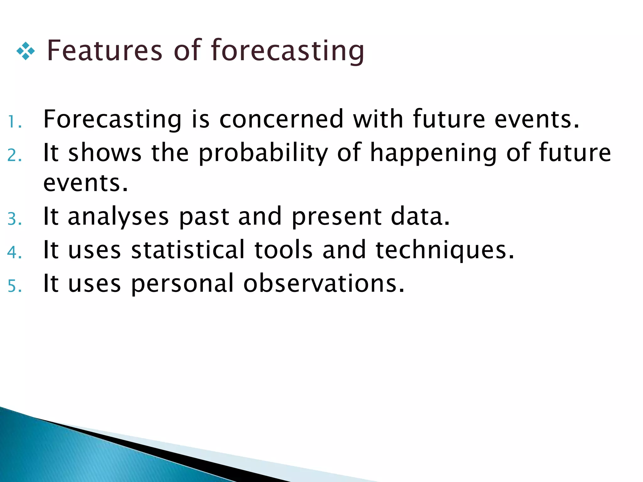 Forecasting and Decision Making | PPTX