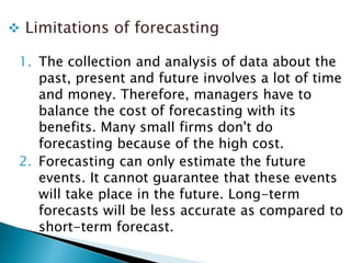 Forecasting and Decision Making | PPTX