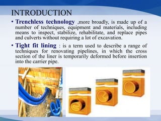Trenchless Technology | PPTX | Chemistry | Science