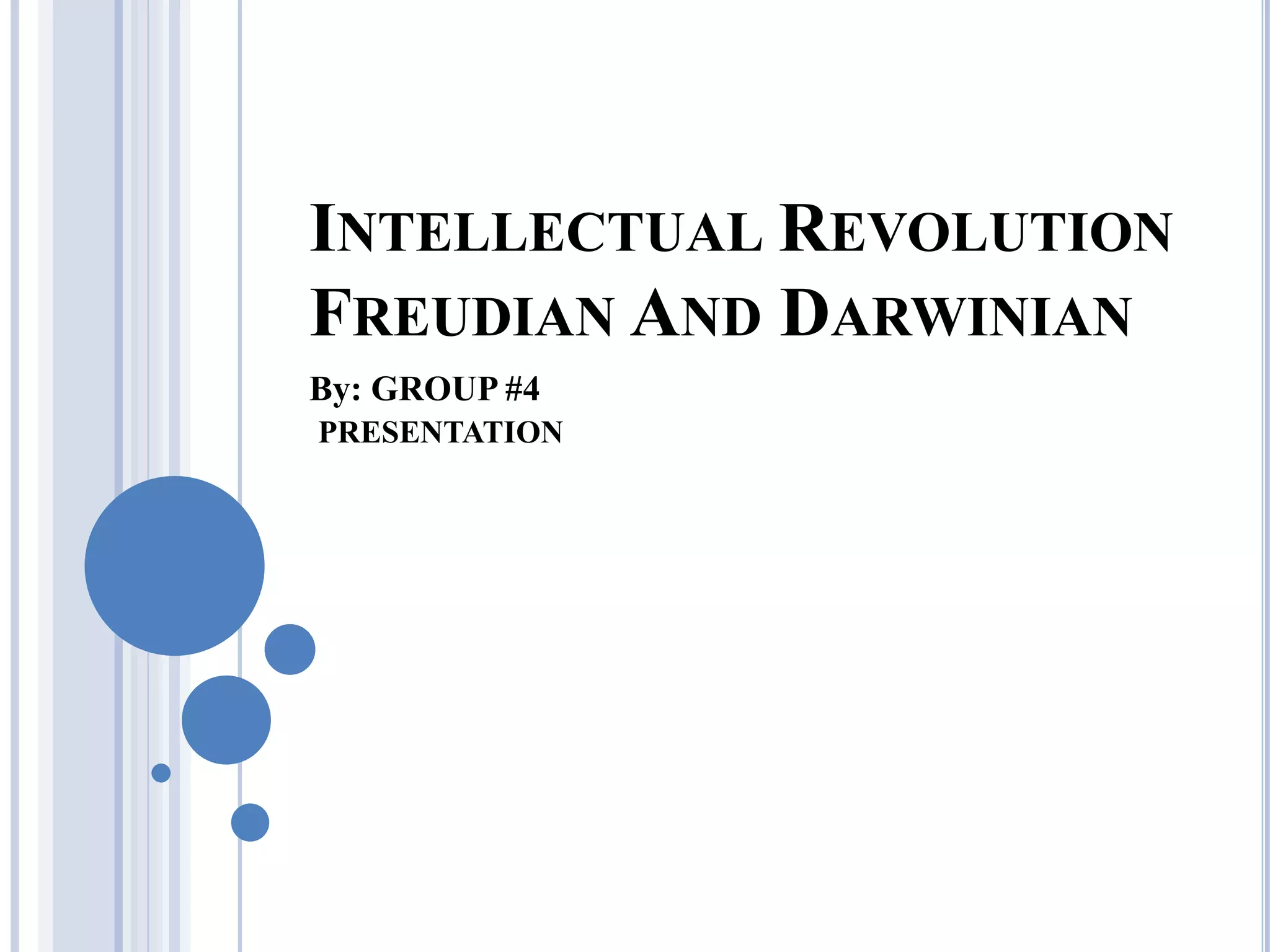 intellectual revolution freud and darwin | PPTX
