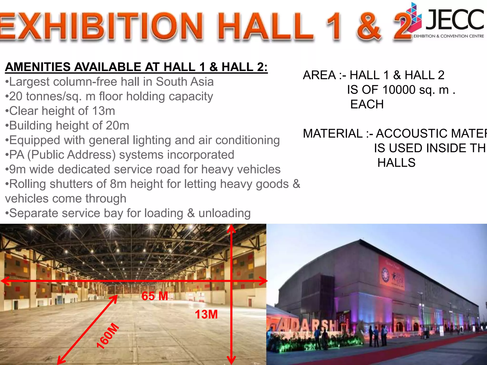 Case Study : EXHIBITION AND CONVENTION CENTRE | PPTX
