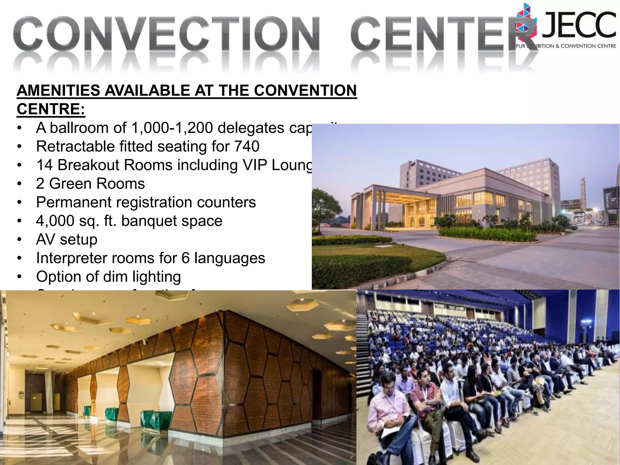 Case Study : EXHIBITION AND CONVENTION CENTRE | PPTX