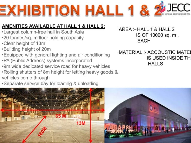 Case Study : EXHIBITION AND CONVENTION CENTRE | PPTX