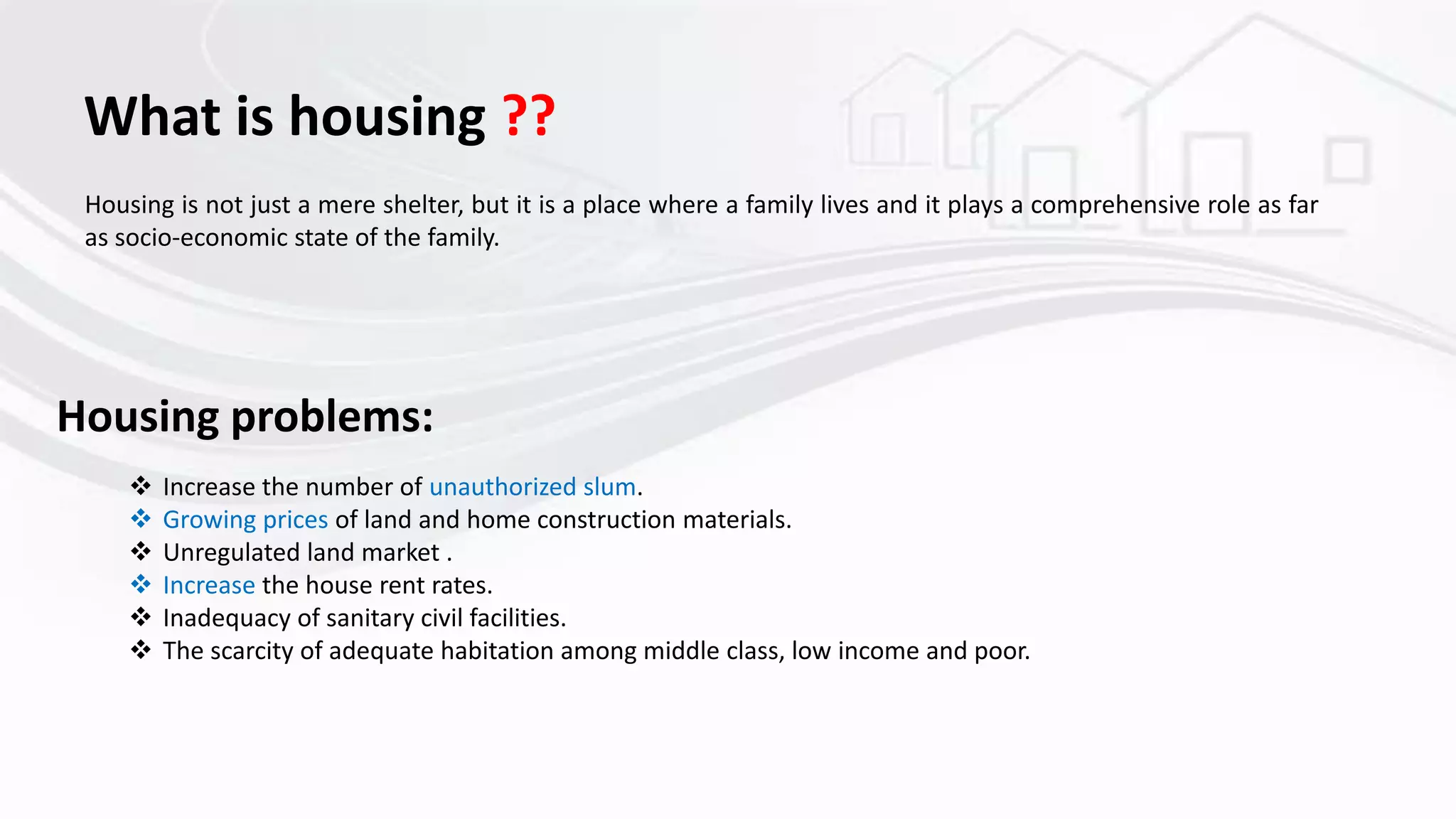 HOUSING & HOUSING POLICY ,HABITAT III PAPER | PPTX