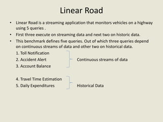 Life in the Fast Lane: A Line-Rate Linear Road | PPT