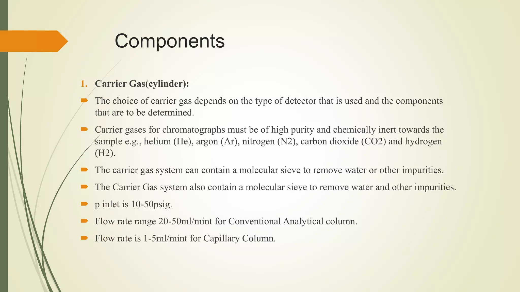 gas chromatography | PPTX