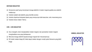PRINSIP TEKNOLOGI ELEKTRIK_GROUP 4: KOMPONEN ASAS DALAM LITAR ELEKTRIK ...
