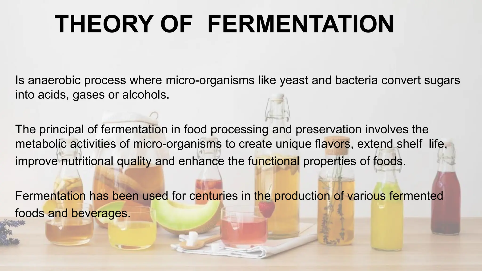 Fermentation in food processing and preservation | PDF