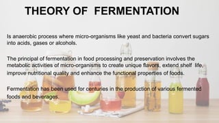 Fermentation in food processing and preservation | PDF