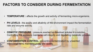 Fermentation in food processing and preservation | PDF