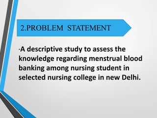 Problem statement presentation research nursing | PPT