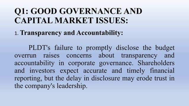 PLDT's P48Billion Over Budget a Case Study | PPTX