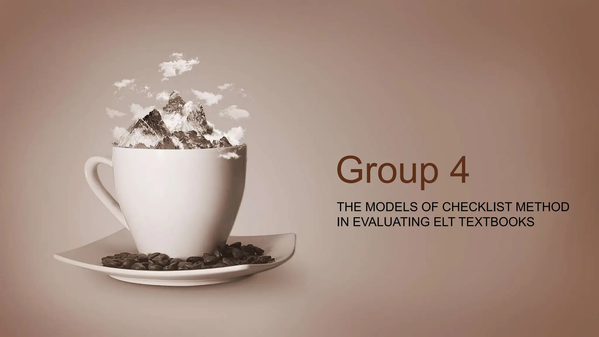 THE MODELS OF CHECKLIST METHOD IN EVALUATING ELT TEXTBOOKS | PPT