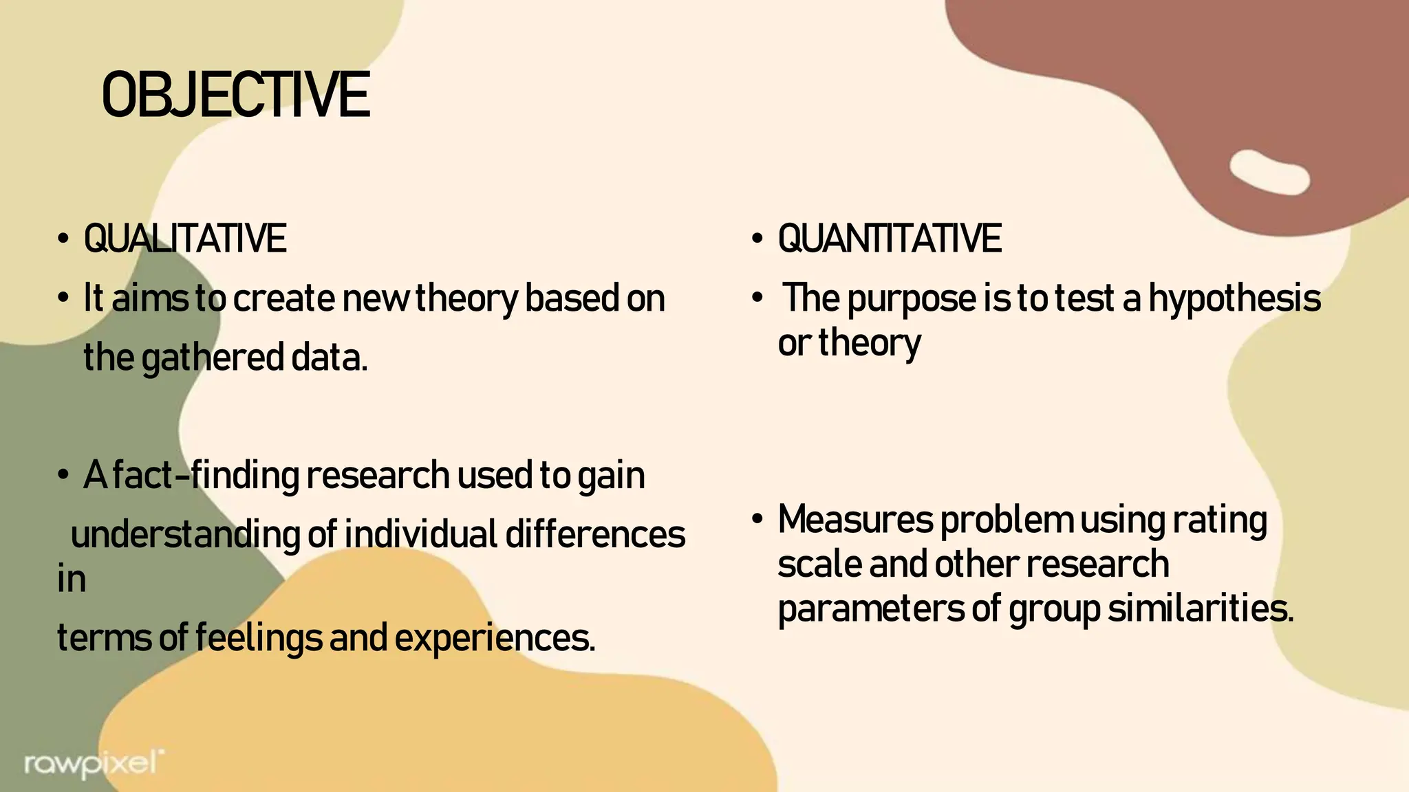 qualitative research versus quantitative | PPT