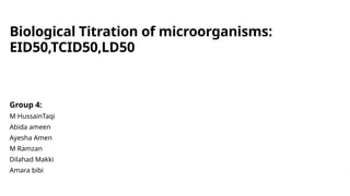 Titration of microbes, Eid/TCID50...pptx