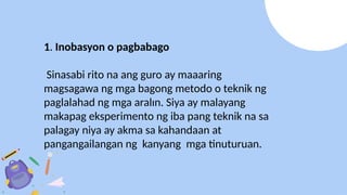 Mga banghay aralin at kagamitan sa pang pagtuturo | PPTX