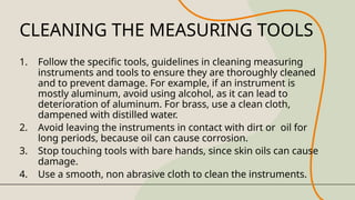 THE IMPORTANCE OF MEASURING INSTRUMENTS MAINTENANCE | PPTX