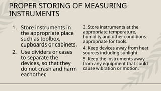 THE IMPORTANCE OF MEASURING INSTRUMENTS MAINTENANCE | PPTX