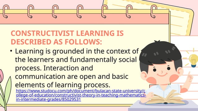 Powerpoint Presentation- Constructivist Theory | PPT