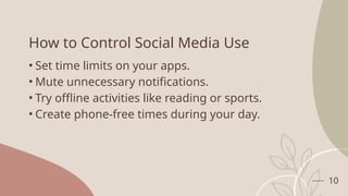 social media addiction, causes, effects and solution | PPTX